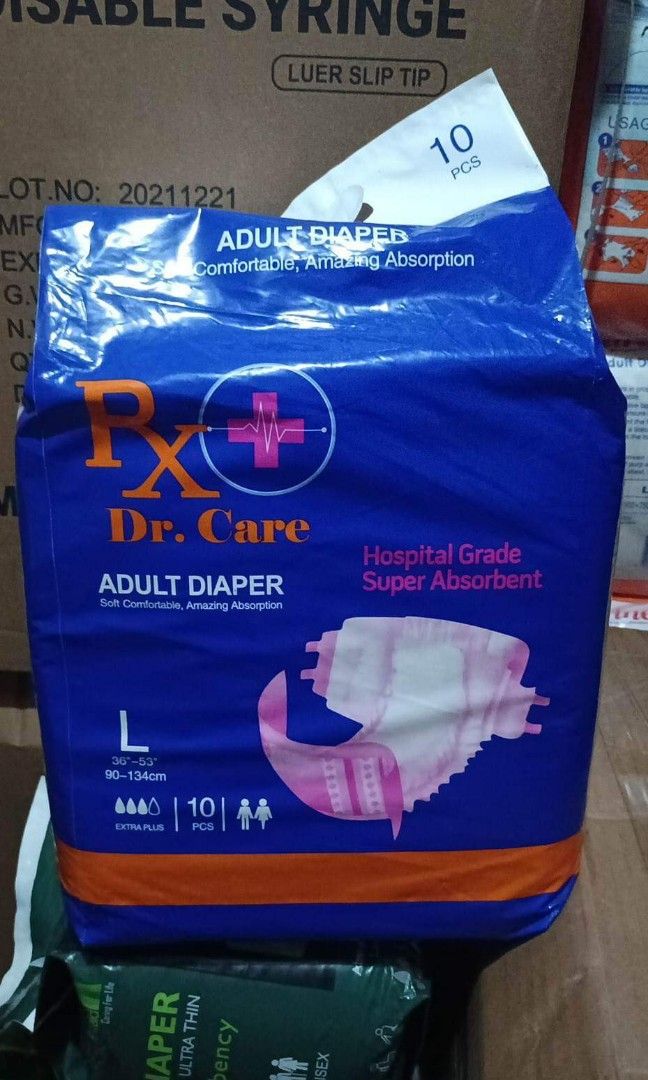 Adult diaper tape and pull ups, Health & Nutrition, Assistive ...