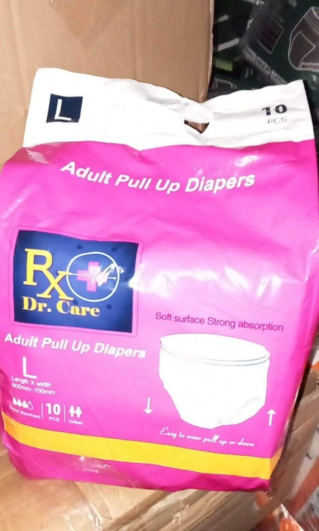 Adult diaper tape and pull ups, Health & Nutrition, Assistive ...