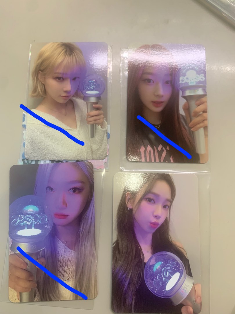 Aespa lightstick photocard Karina giselle winter ningning, Hobbies & Toys, Memorabilia ...