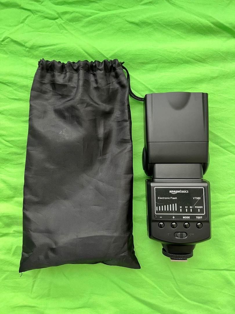 Amazonbasics External Flash VT560, Photography, Photography Accessories ...