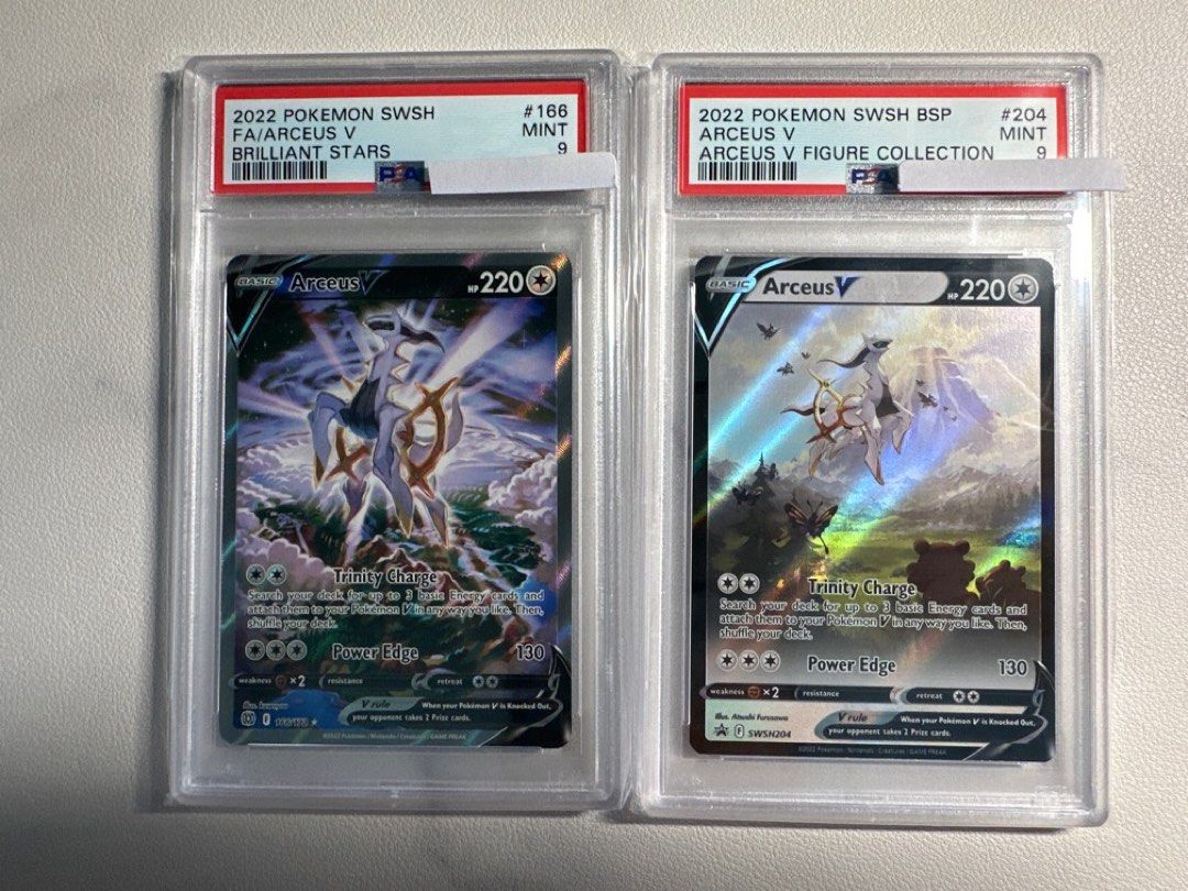 Arceus PSA 9 Slabs, Hobbies & Toys, Toys & Games on Carousell