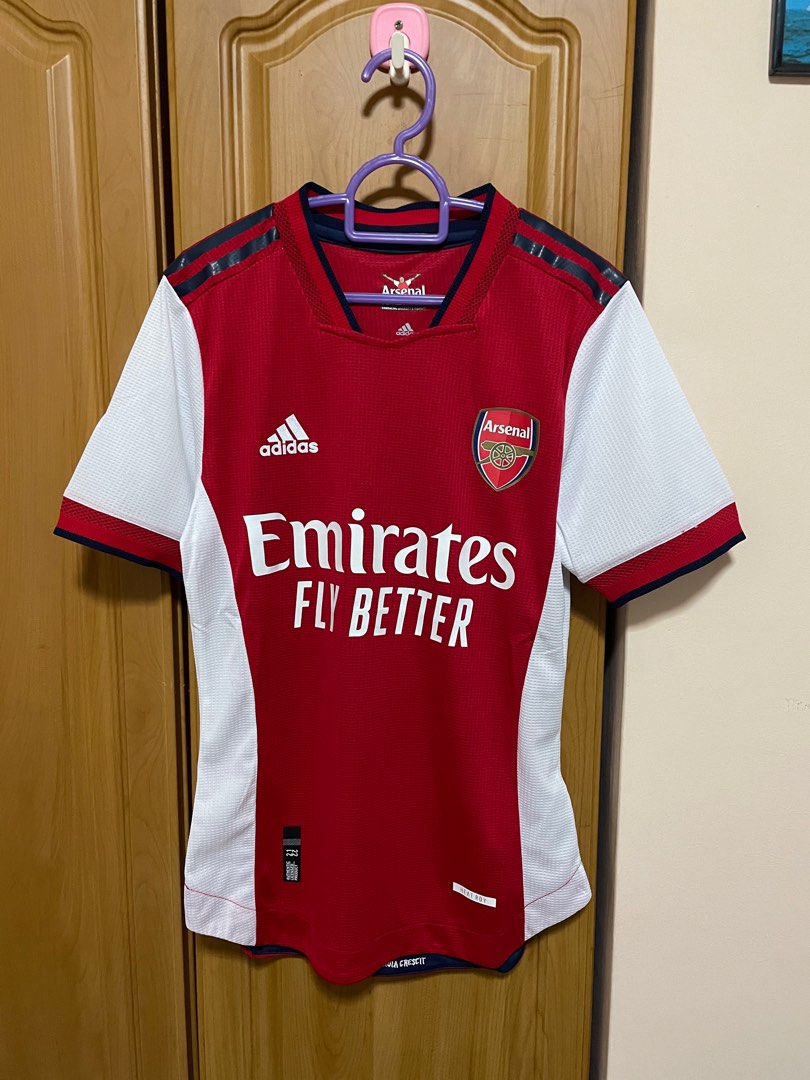 Arsenal Home Jersey 21/22, Men's Fashion, Activewear on Carousell