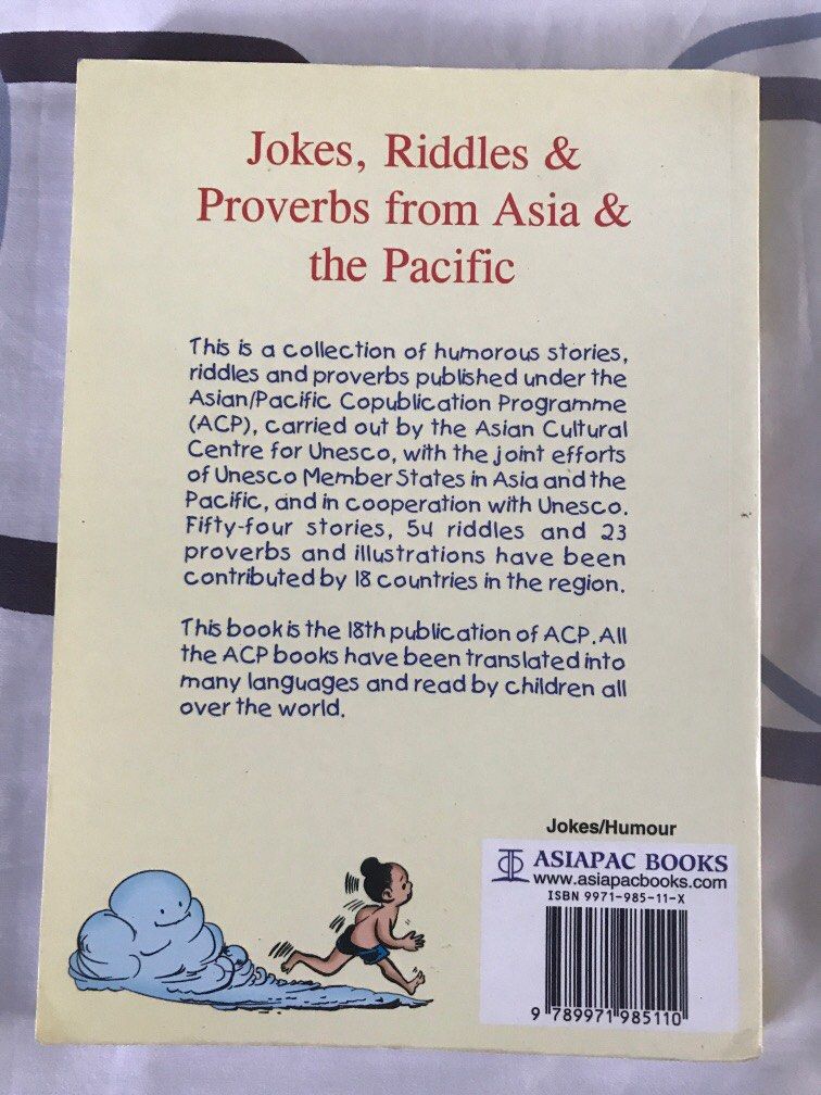 Asiapac Publication : Jokes, Riddles & Proverbs from Asia & the Pacific ...