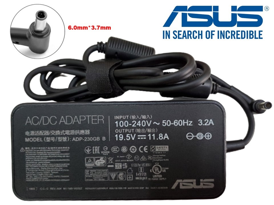 ASUS 11.8A 6.0*3.7mm 230W ROG Zephyrus S17 GX701GX-XB78 ROG Zephyrus S ...