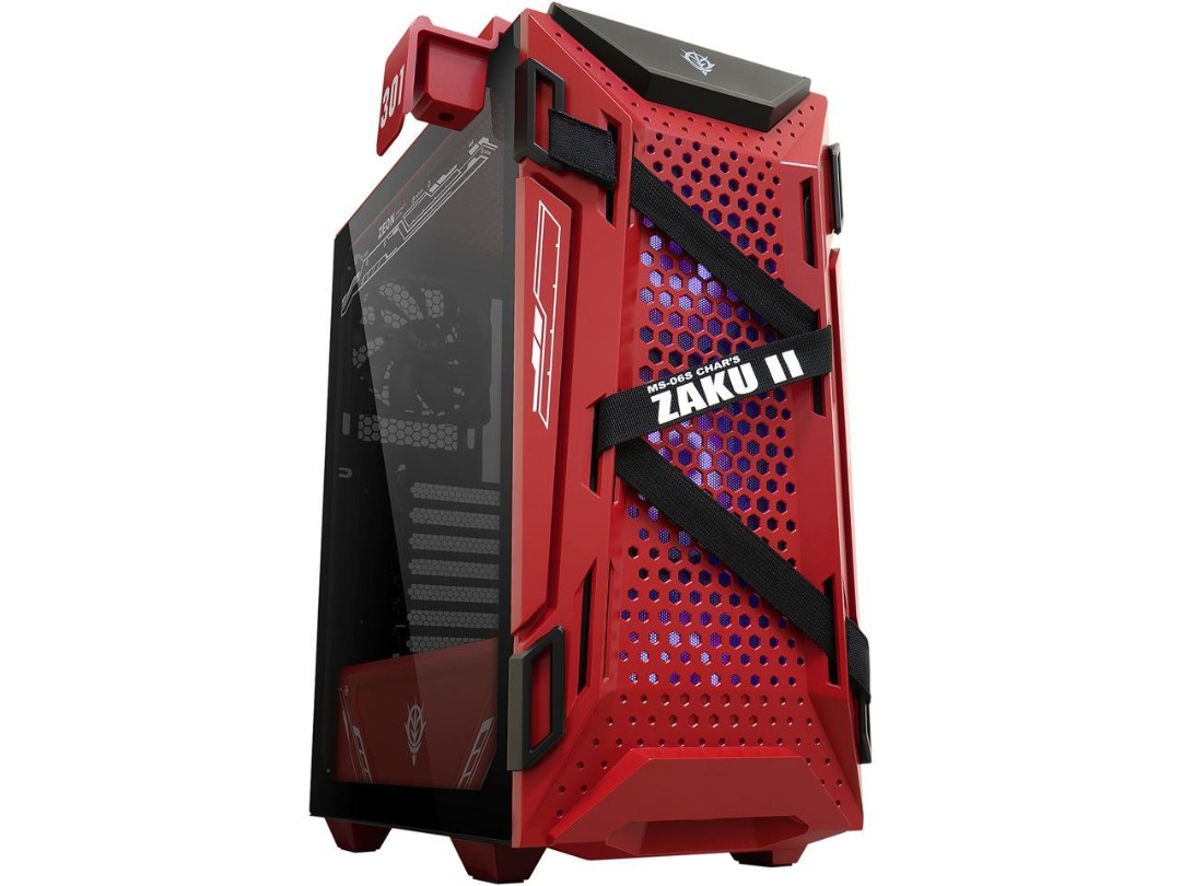 ASUS TUF Gaming GT301 ZAKU II EDITION ATX mid-tower compact case ...