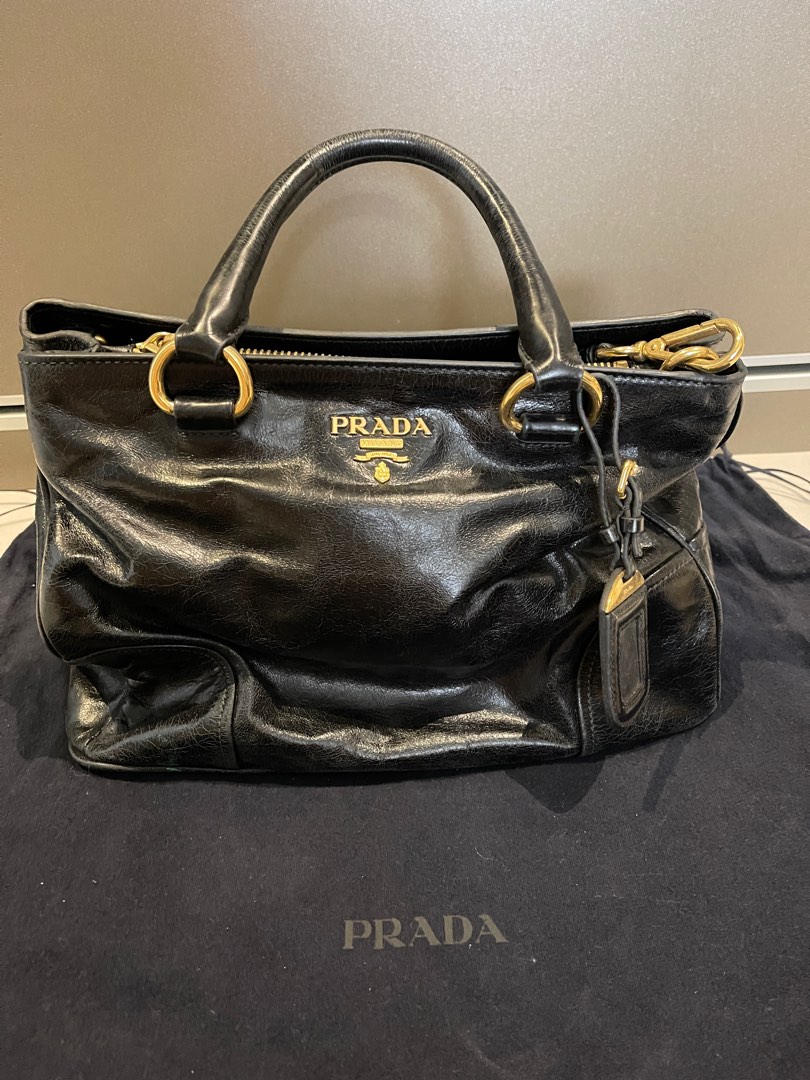 Authentic Prada bag and laptop bag, Luxury, Bags & Wallets on Carousell
