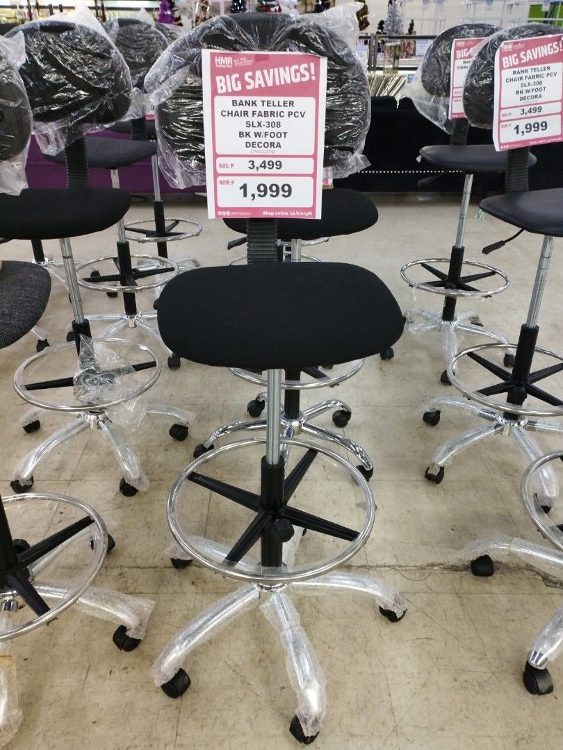 Bank teller chair w/ foot Decora, Furniture & Home Living, Furniture ...