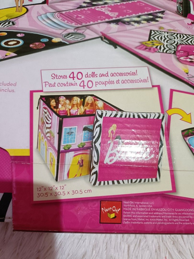 Barbie Storage box playmat, Hobbies & Toys, Toys & Games on Carousell