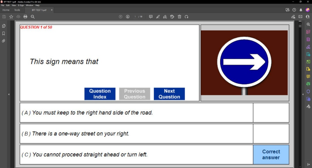 BASIC THEORY TEST (BTT) DRIVING LICENSE TEST, Hobbies & Toys, Books ...