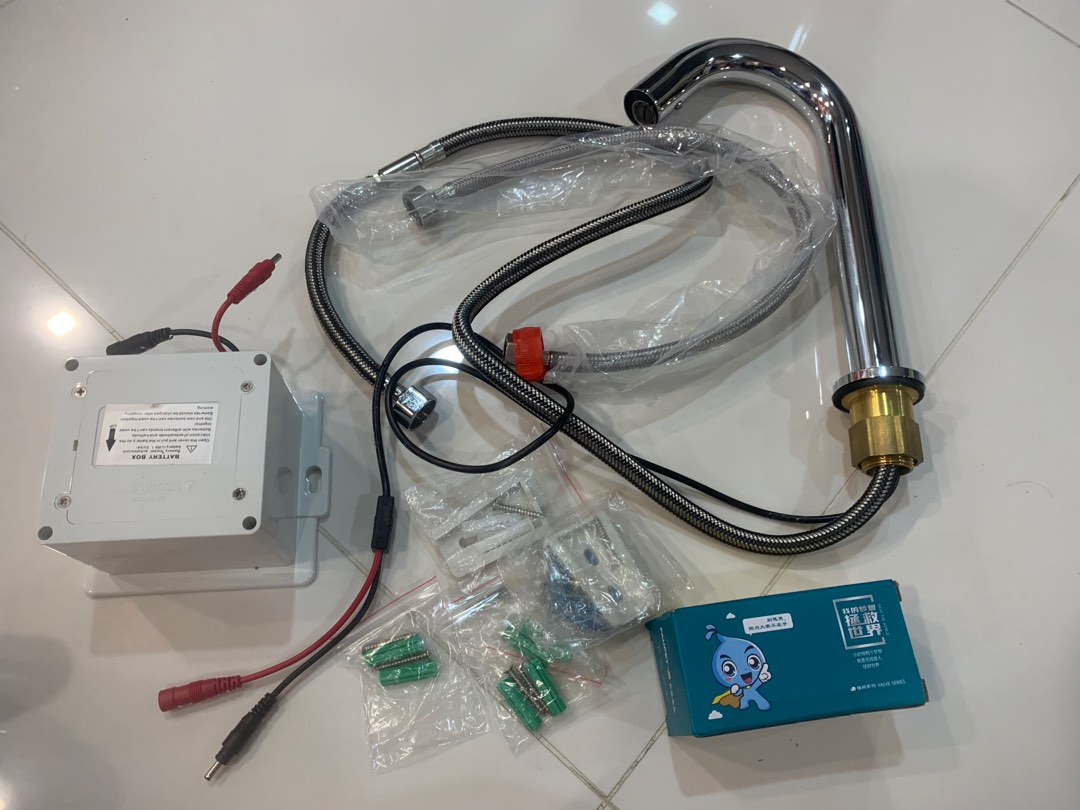 Battery operated sensor tap, Furniture & Home Living, Bathroom ...