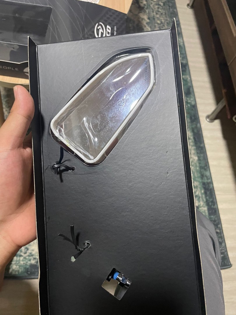 BCD WHITE RIGHT SIDE MIRROR, Motorcycles, Motorcycle Accessories on ...