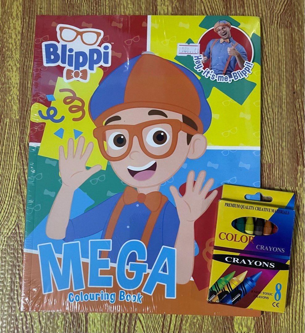 Blippi Coloring Book, Hobbies & Toys, Books & Magazines, Children's ...