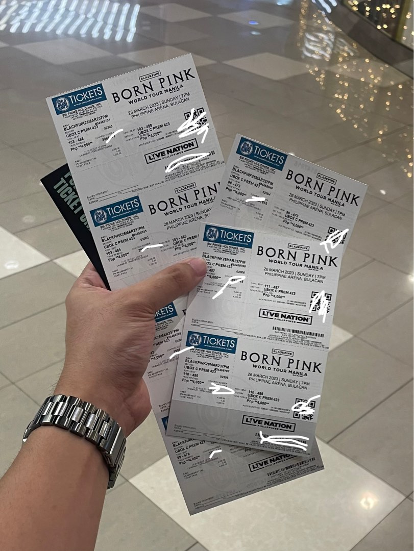 BORN PINK WORLD TOUR MANILA, Tickets & Vouchers, Event Tickets on Carousell