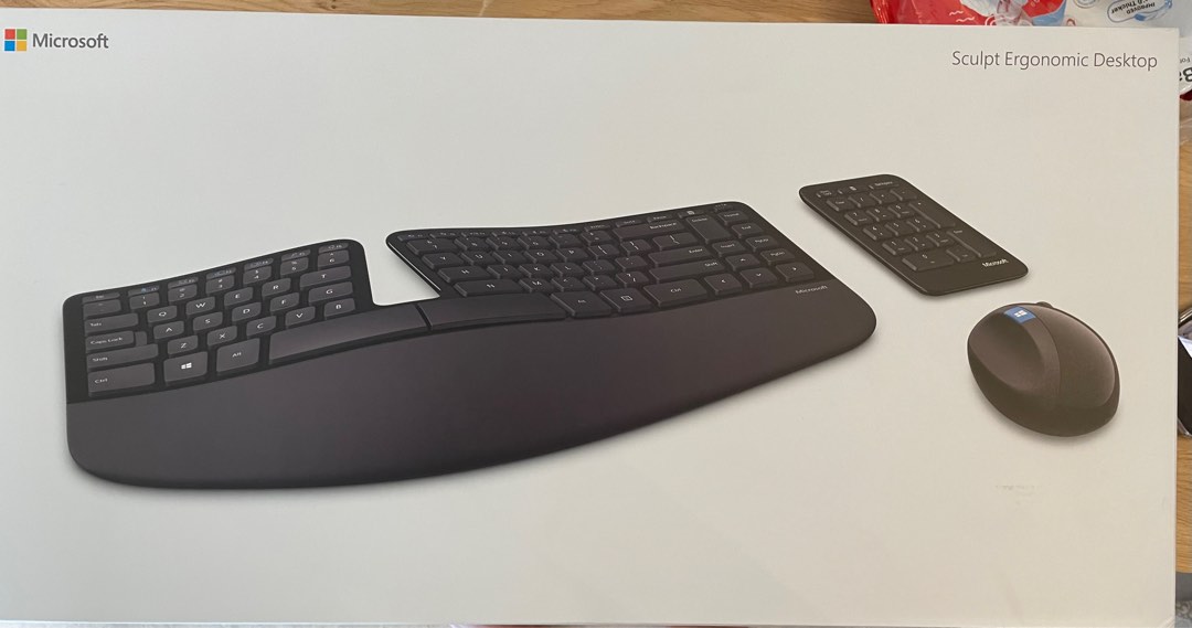 Brand new Microsoft ergonomic keyboard & mouse, Computers & Tech, Parts ...