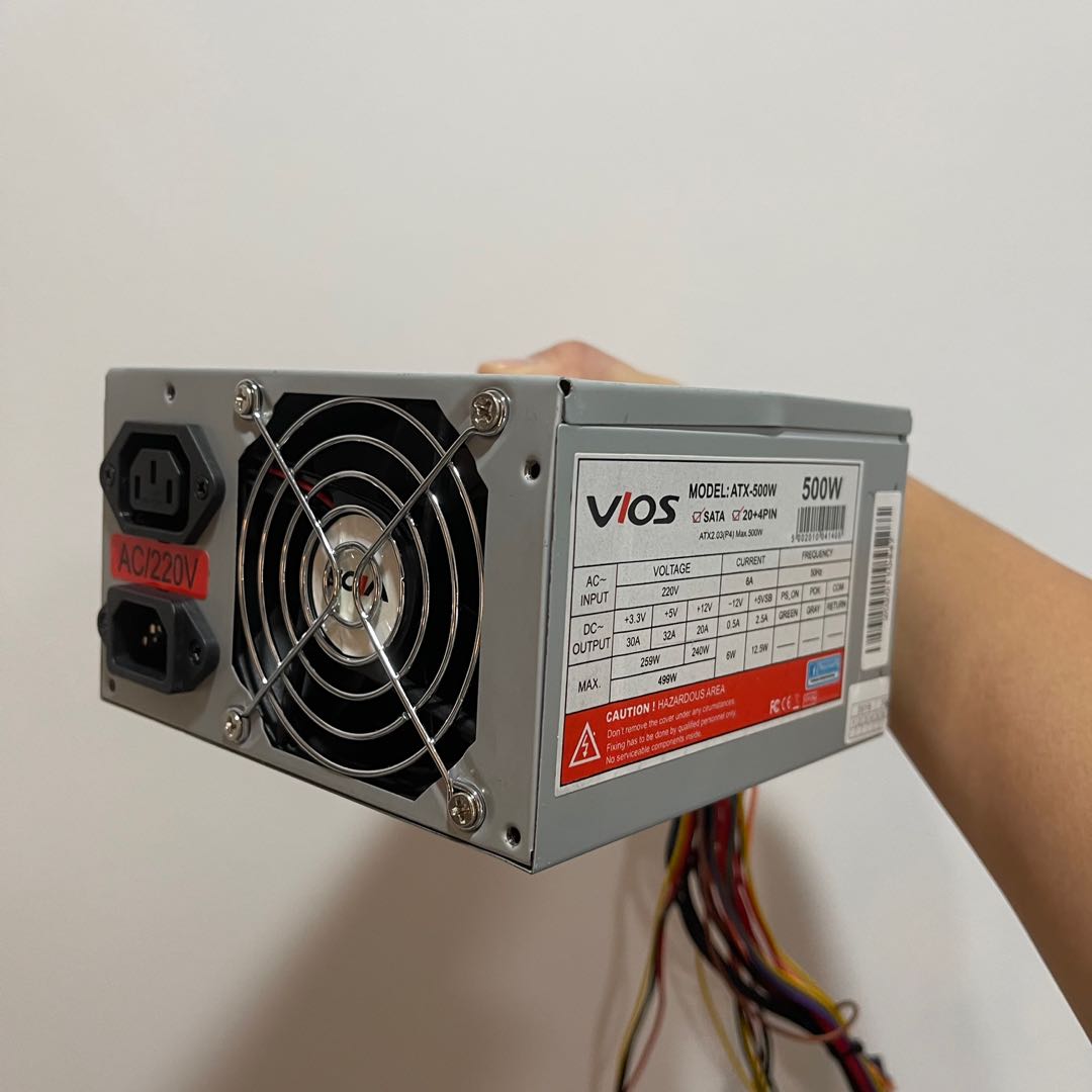 BRAND NEW VIOS Power Supply Unit (PSU) 500W, Computers & Tech, Parts ...