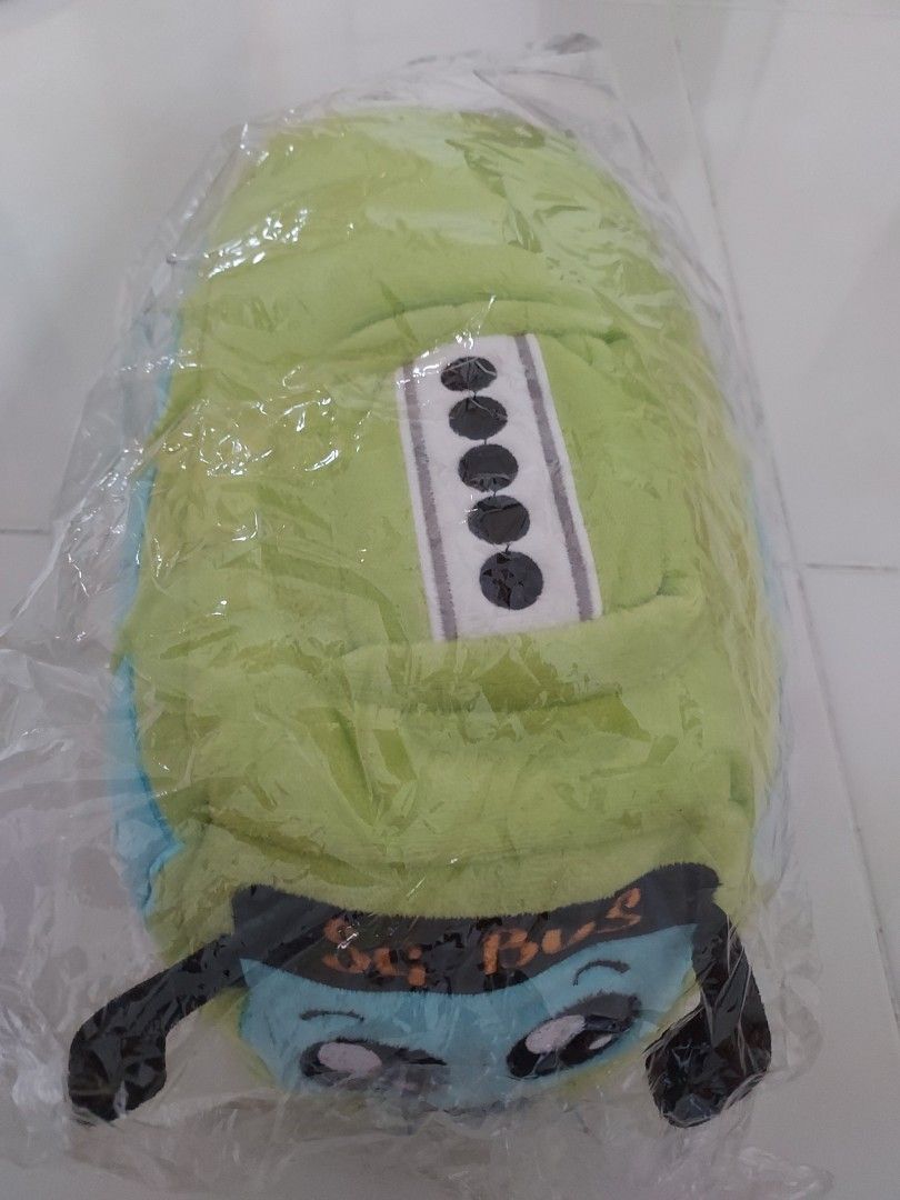 Bus plushie (neck pillow), Hobbies & Toys, Toys & Games on Carousell