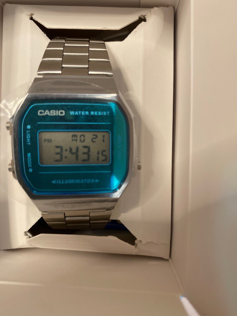 Casio Tiffany blue, Men's Fashion, Watches & Accessories, Watches on ...