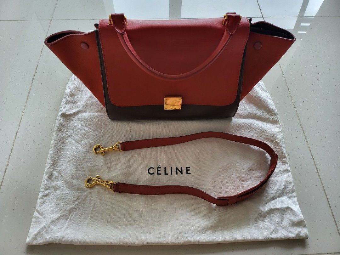 Celine 2 tone bag, Luxury, Bags & Wallets on Carousell