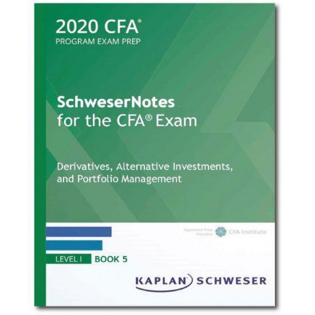 CFA Level 1 Kaplan Schweser Notes (Book 1-5), 興趣及遊戲, 書本 & 文具, 教科書 ...