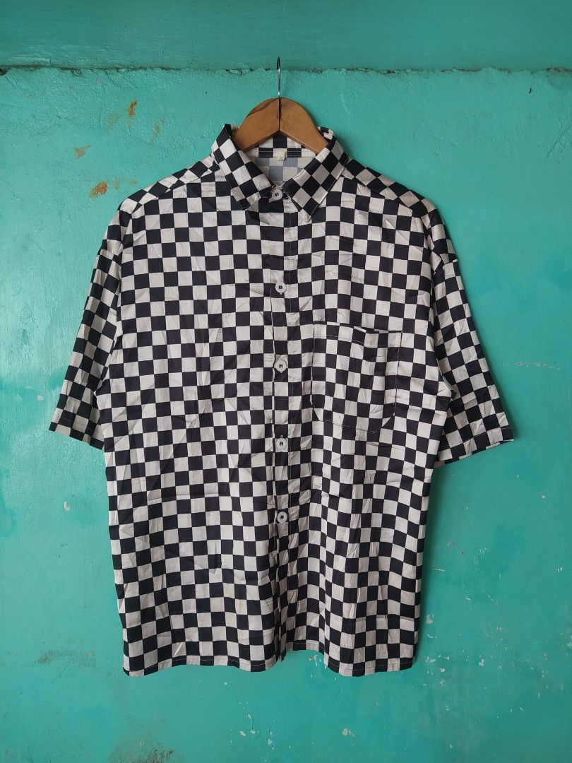 Checkered board polo, Men's Fashion, Tops & Sets, Tshirts & Polo Shirts ...