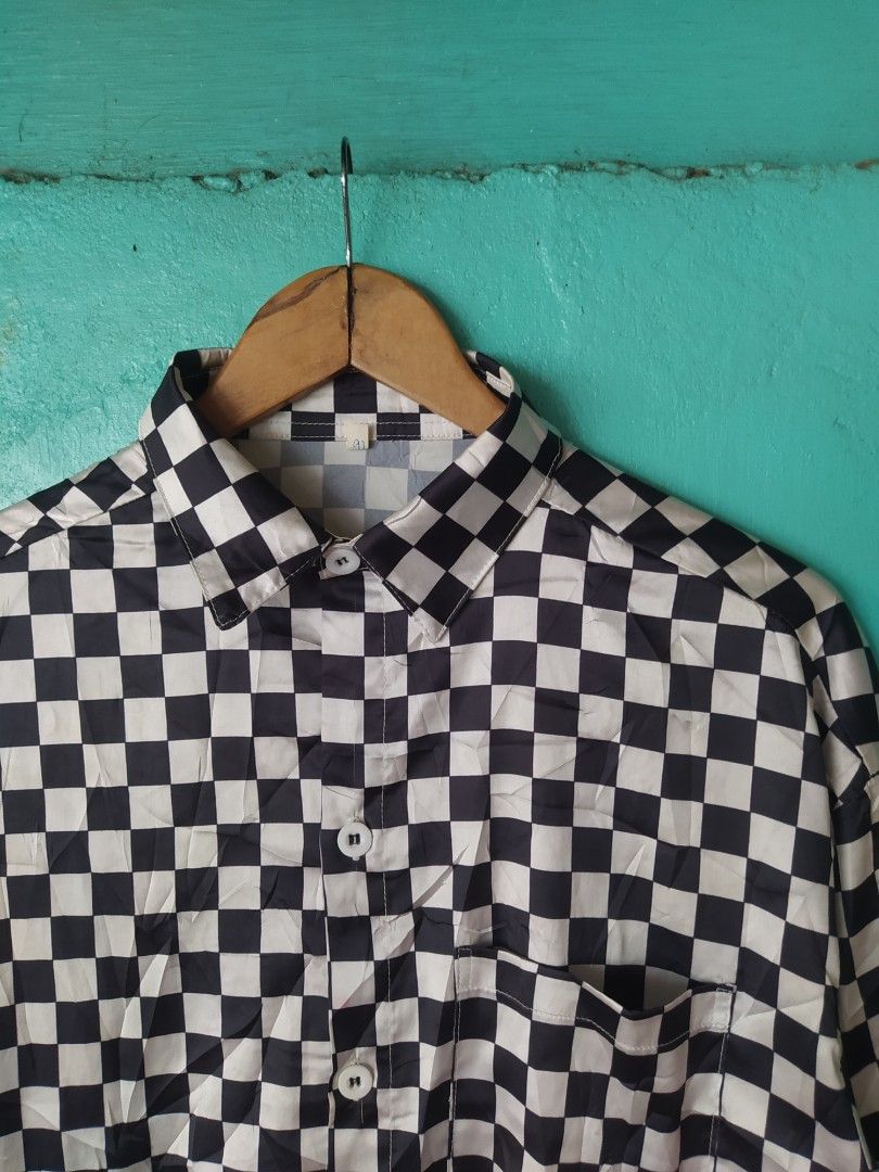 Checkered board polo, Men's Fashion, Tops & Sets, Tshirts & Polo Shirts ...