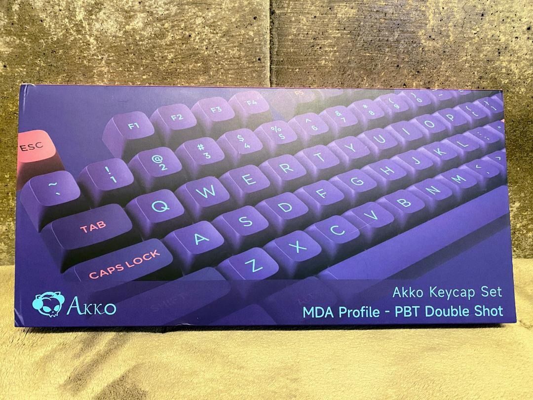 [CLEARANCE] Akko MDA Neon keycap Zoo animal Olivia double shot PBT for ...