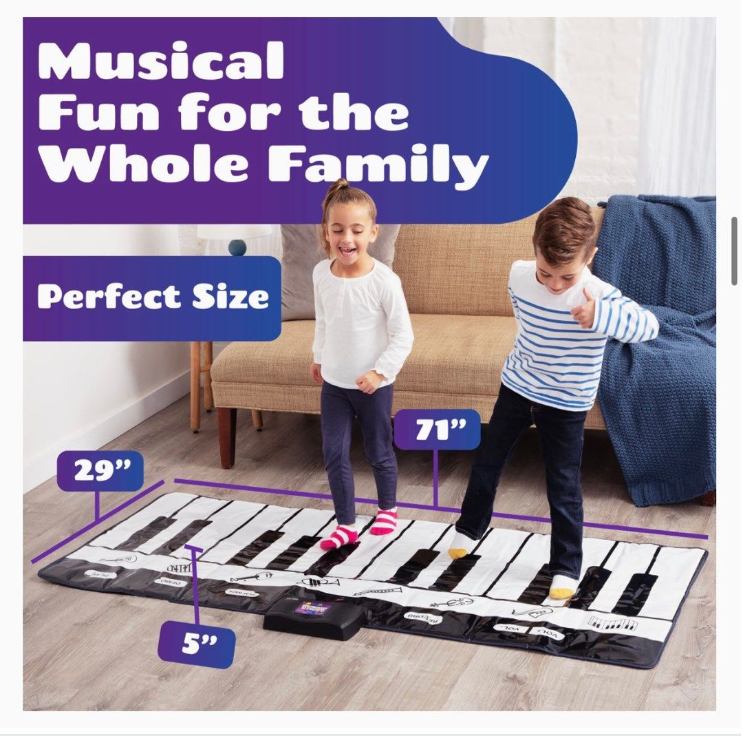 Click n’ Play Gigantic Keyboard Play Mat, Babies & Kids, Infant ...