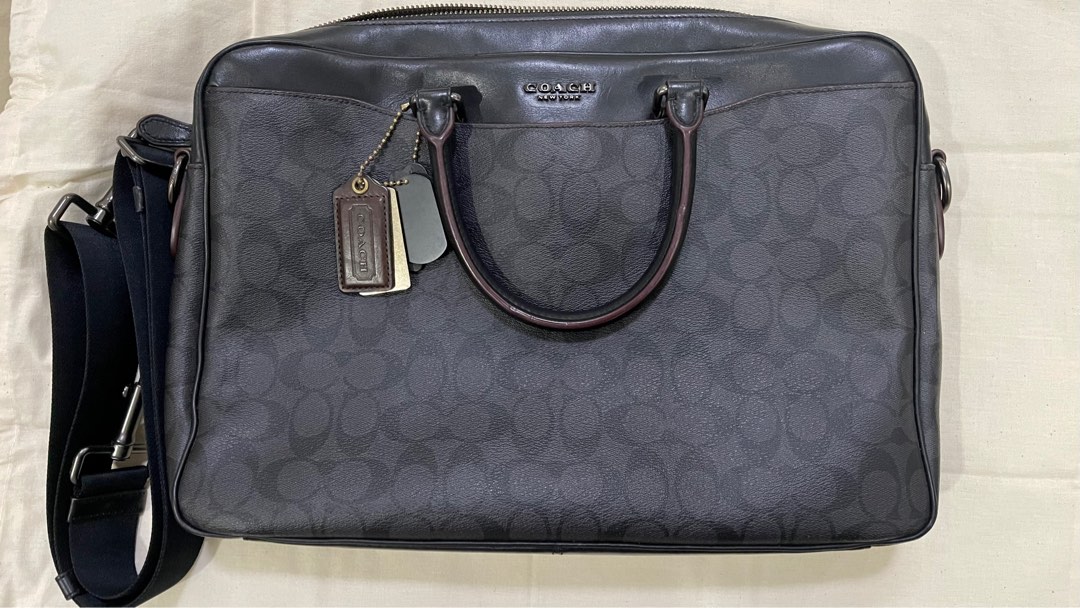 Coach Laptop Bag L, Luxury, Bags & Wallets on Carousell
