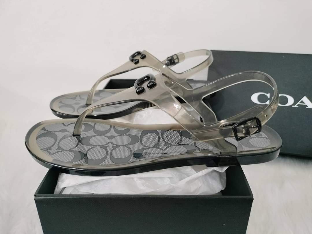 Coach Natalee Jelly Sandals, Women's Fashion, Footwear, Sandals on ...