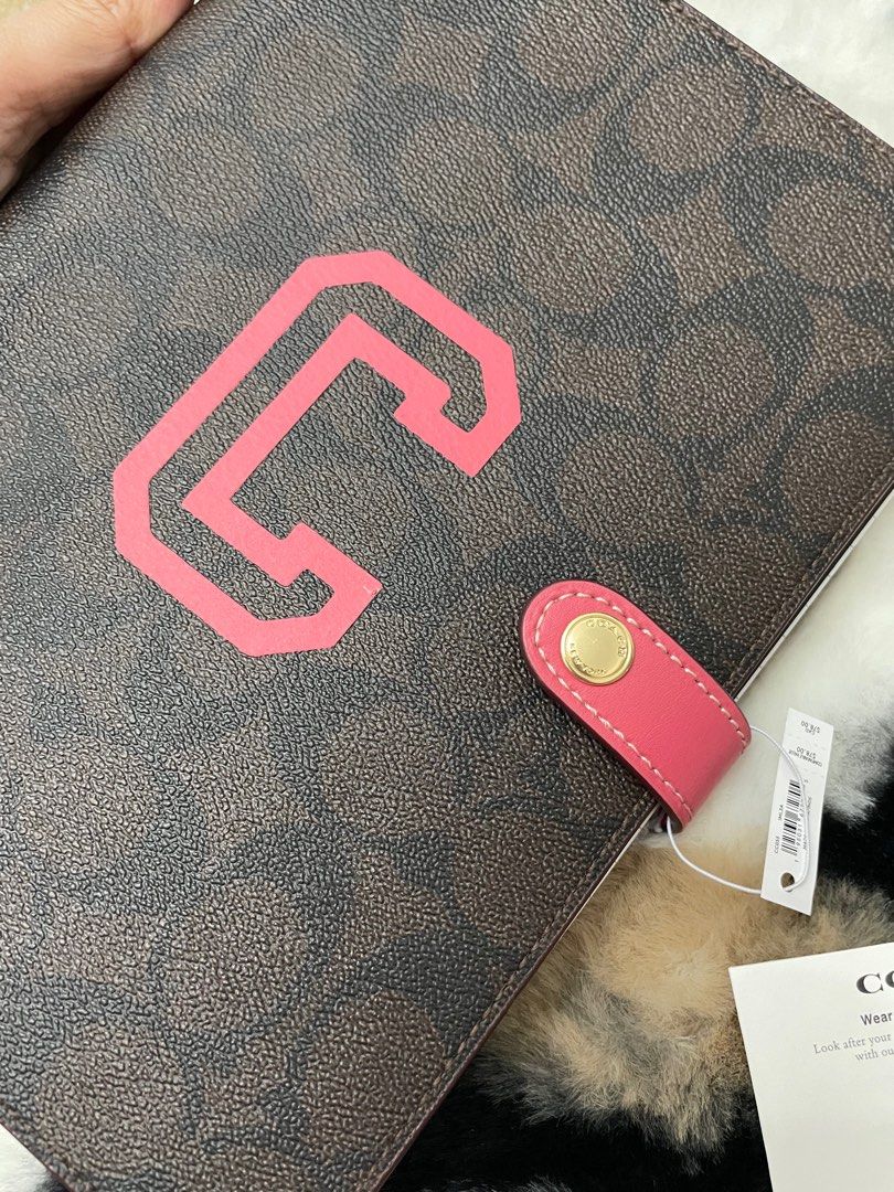 coach notebook in signature canvas w varsity watermelon, Women's ...