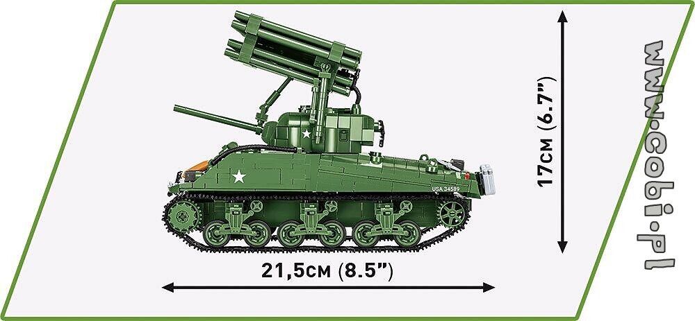 COBI US WW2 M4A3 SHERMAN CALLIOPE TANK 2569 (LEGO compatible), Hobbies ...