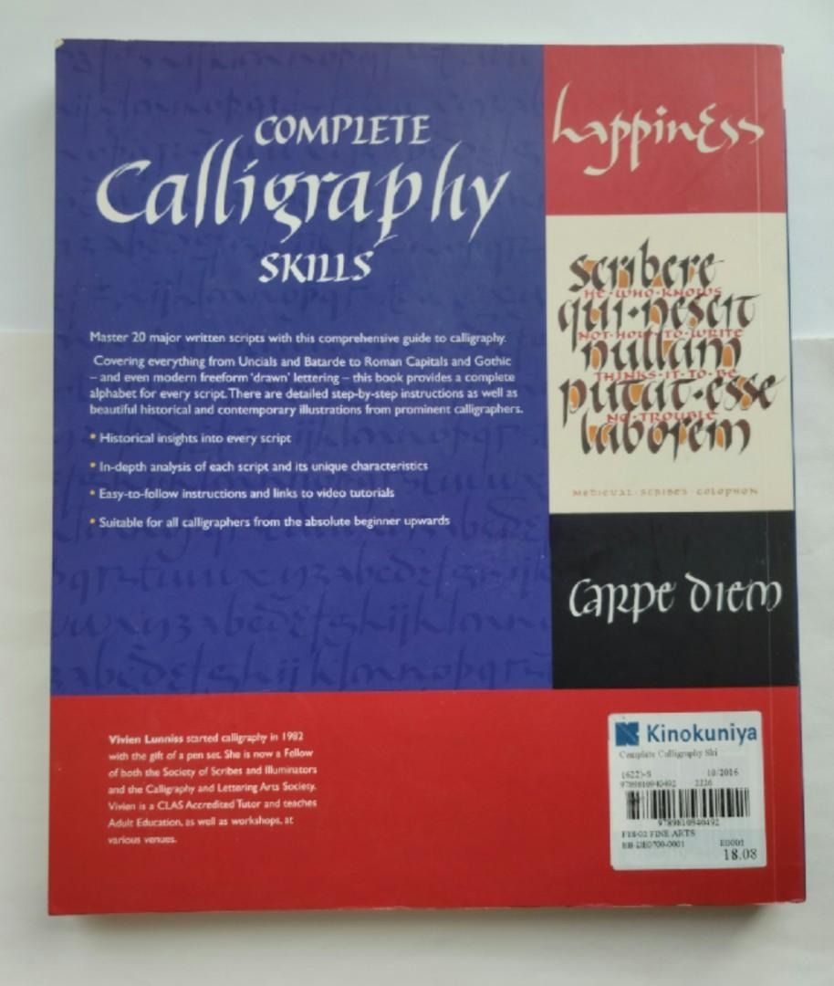 Complete Calligraphy Skills by Vivien Lusniss, Hobbies & Toys, Books ...