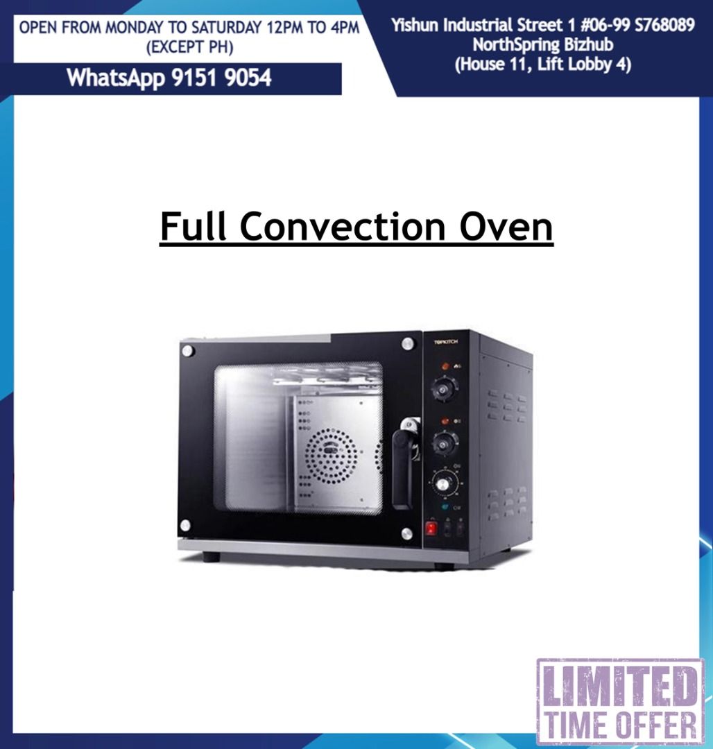 Convection Oven Full Code:VI5697, TV & Home Appliances, Kitchen ...