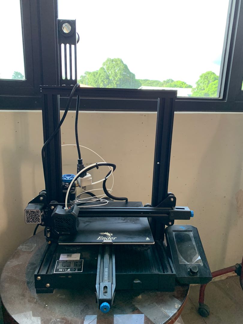 Creality Ender-3 V2 3D Printer (with red filament), Computers & Tech ...