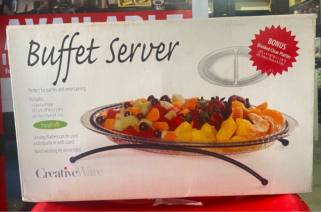 CREATIVE WARE BUFFET SERVER, Furniture & Home Living, Kitchenware ...