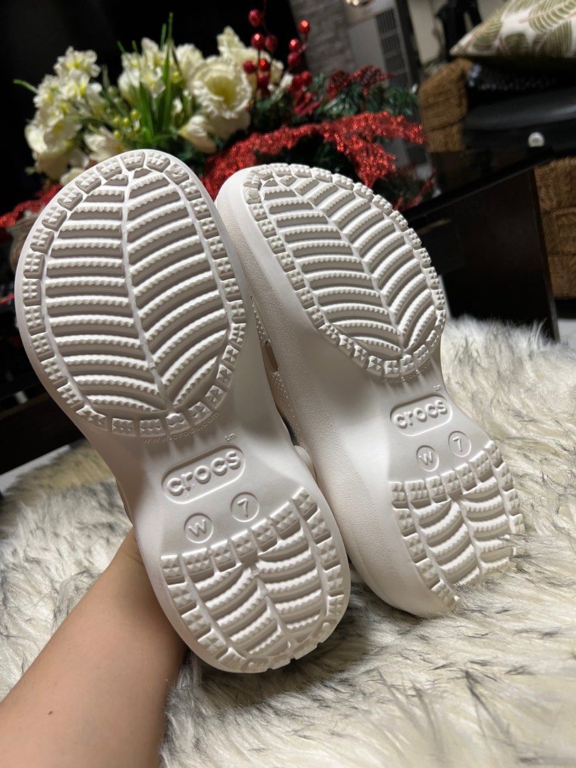 CROCS PLATFORM CLOG (WHITE) - ORIGINAL/BRAND NEW, Women's Fashion ...
