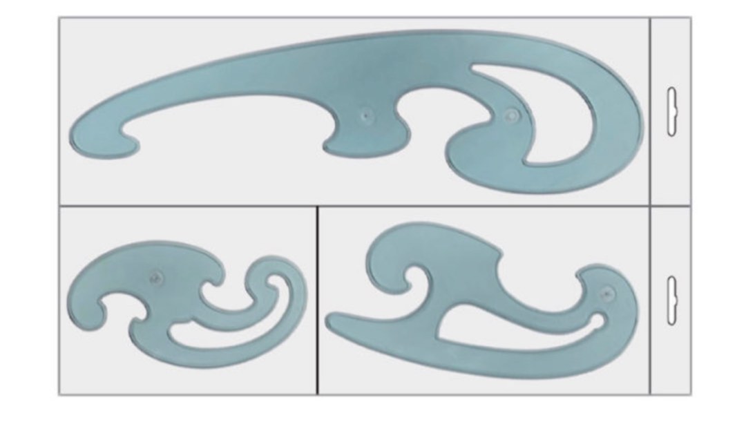 Curve Ruler for graph plotting, Hobbies & Toys, Stationery & Craft ...