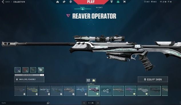 D1 STACKED Reaver 2.0 Valorant Account, Video Gaming, Gaming ...