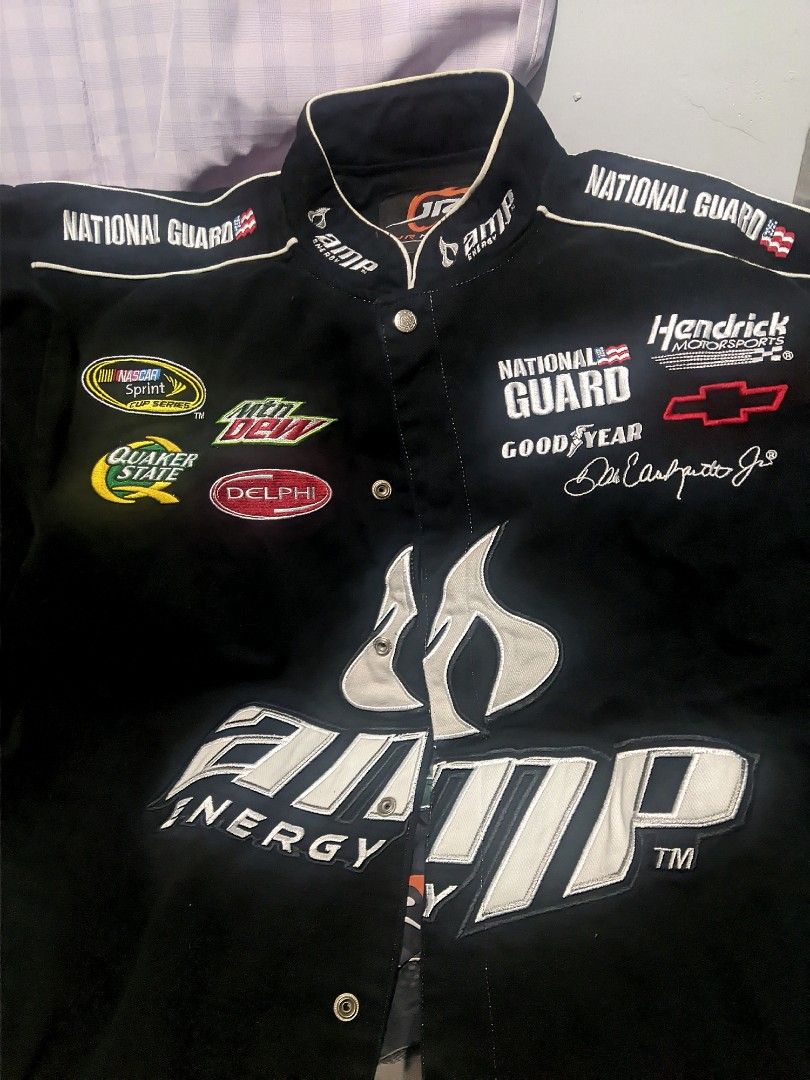 Dale EarnhardtJr, Adidas collab, Nascar jacket, Men's Fashion, Coats ...