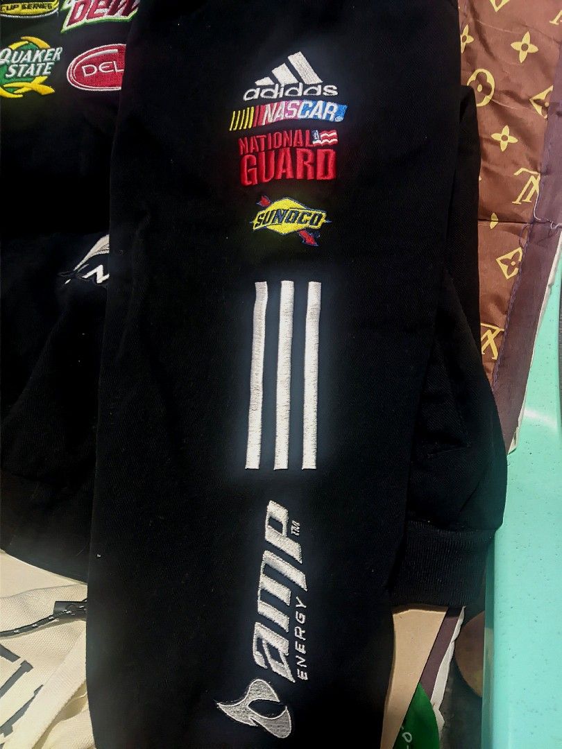 Dale EarnhardtJr, Adidas collab, Nascar jacket, Men's Fashion, Coats ...