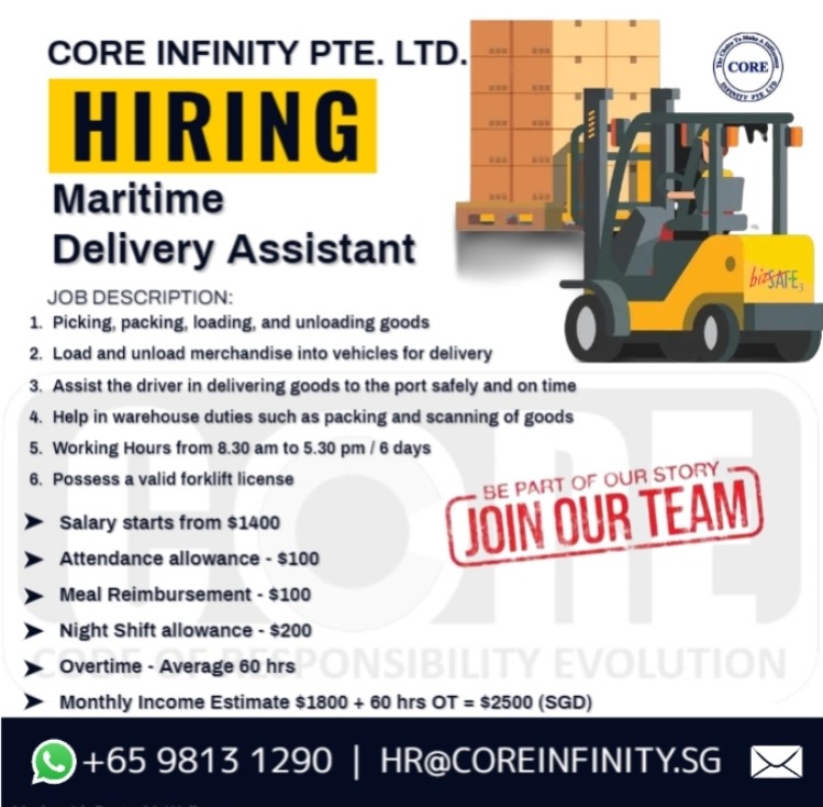 Delivery Assistant (Gross Salary $2000 Onward), Jobs, Warehouse ...