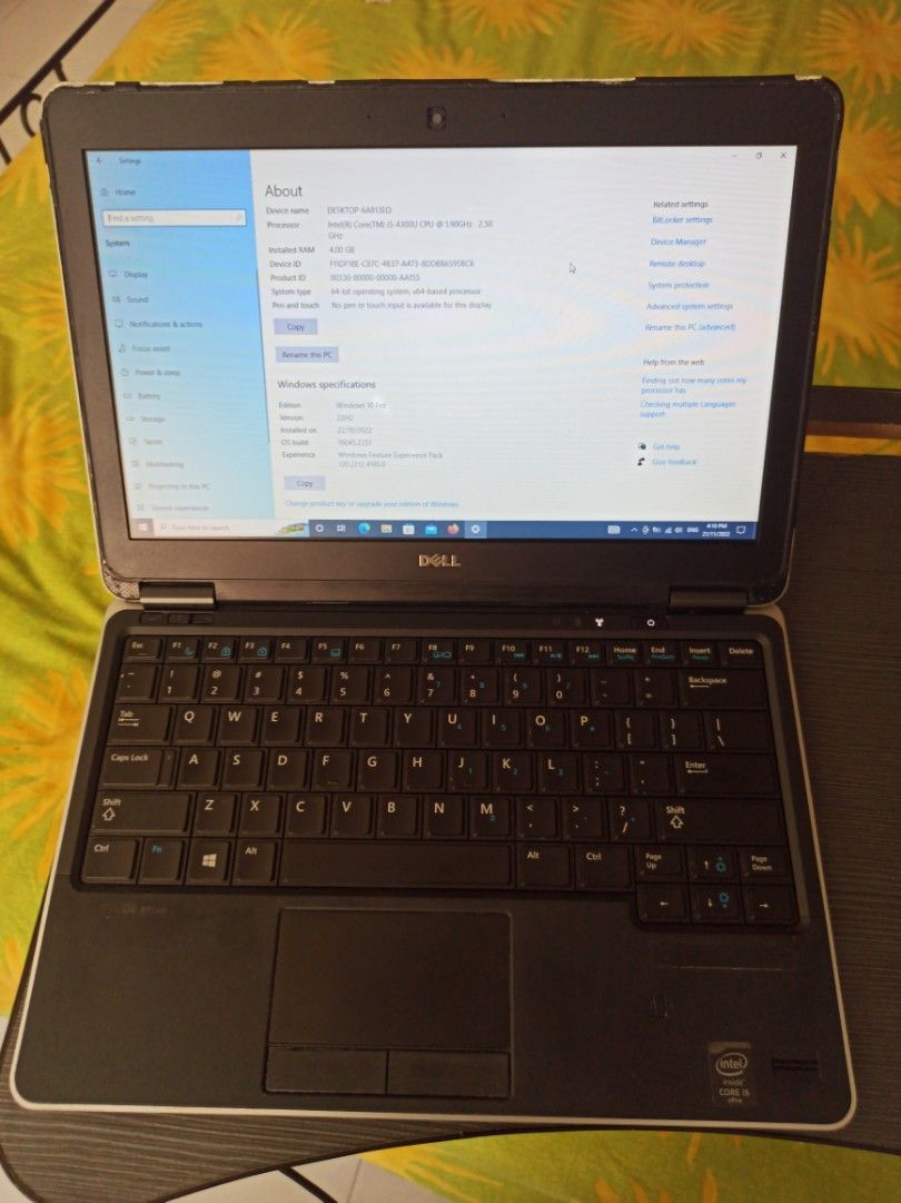Dell 7240, Computers & Tech, Laptops & Notebooks on Carousell