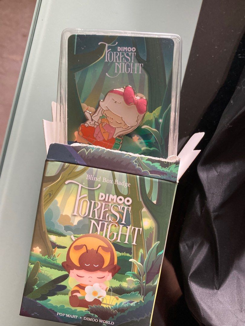 Dimoo forest night badge, Hobbies & Toys, Toys & Games on Carousell