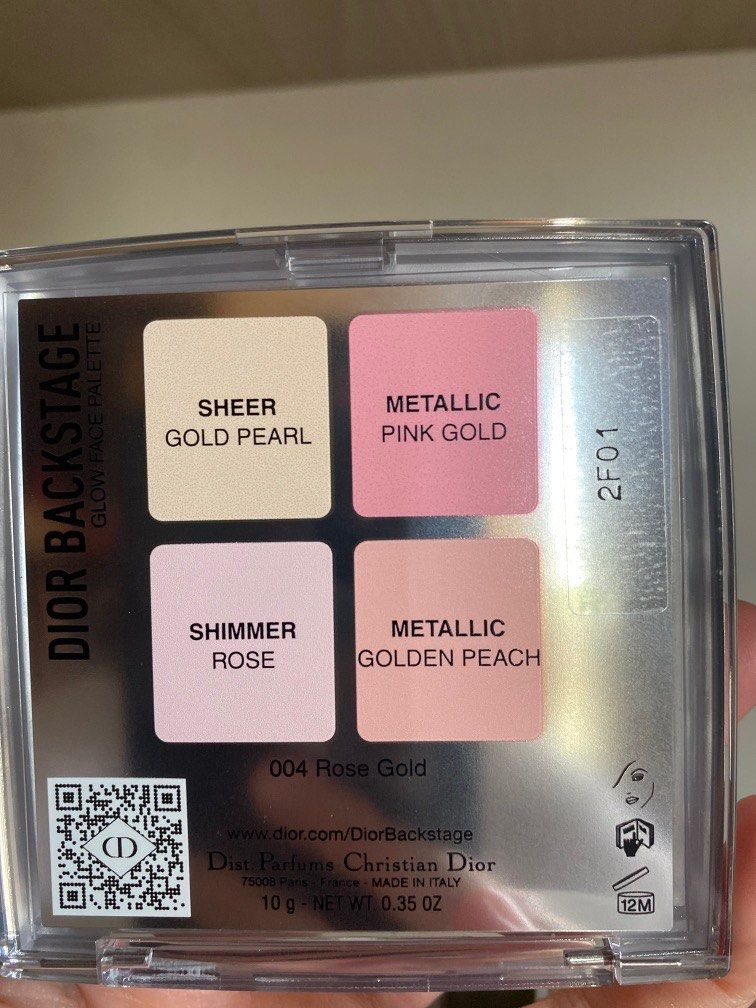 Dior Backstage Glow Face Pallete (004 Rose Gold), Beauty & Personal Care, Face, Makeup on Carousell