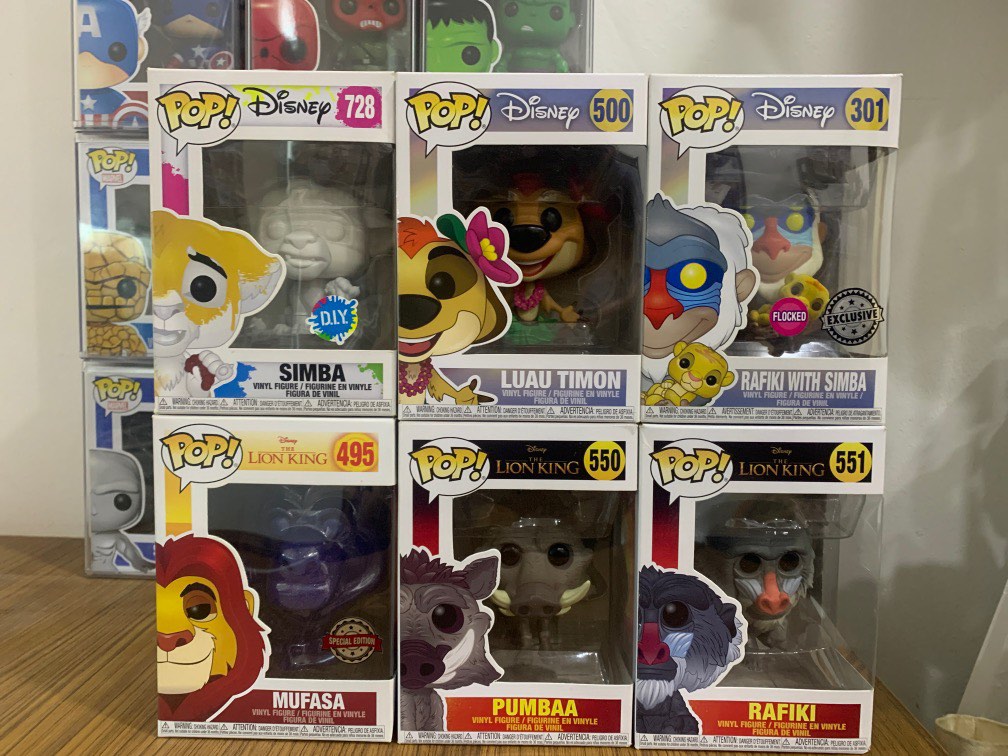 Disney Lion King Funko Pops, Hobbies & Toys, Memorabilia & Collectibles ...