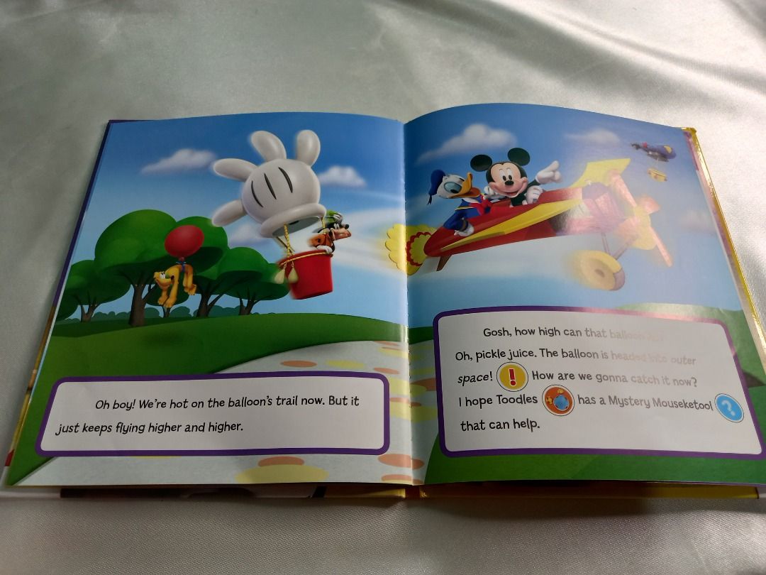 DISNEY MICKEY MOUSE CLUBHOUSE "THE ROCKET SHIP" BOOK, Hobbies & Toys ...