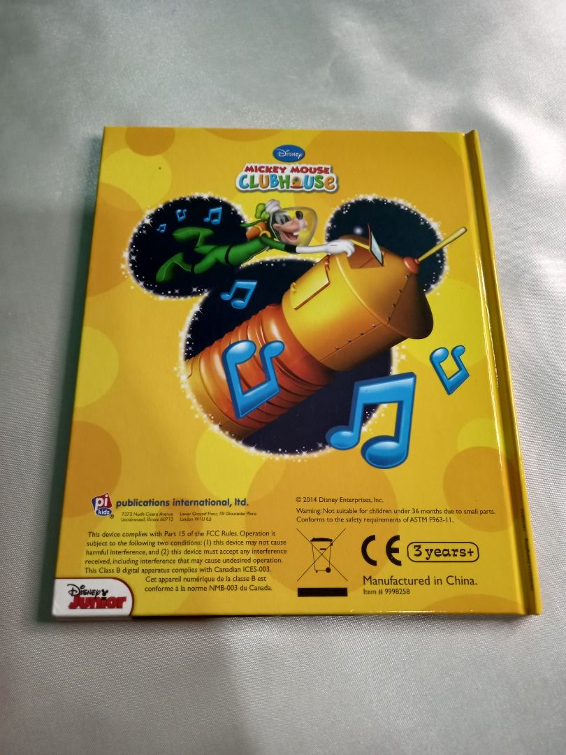 DISNEY MICKEY MOUSE CLUBHOUSE "THE ROCKET SHIP" BOOK, Hobbies & Toys ...