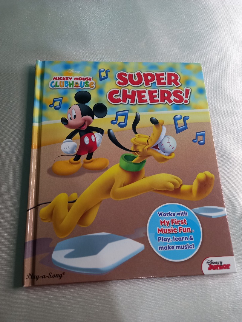 DISNEY MICKEY MOUSE CLUBHOUSE "SUPER CHEERS!" BOOK, Hobbies & Toys ...