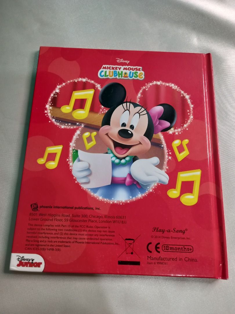 DISNEY MICKEY MOUSE CLUBHOUSE "THE MUSICAL MIX-UP" BOOK, Hobbies & Toys ...
