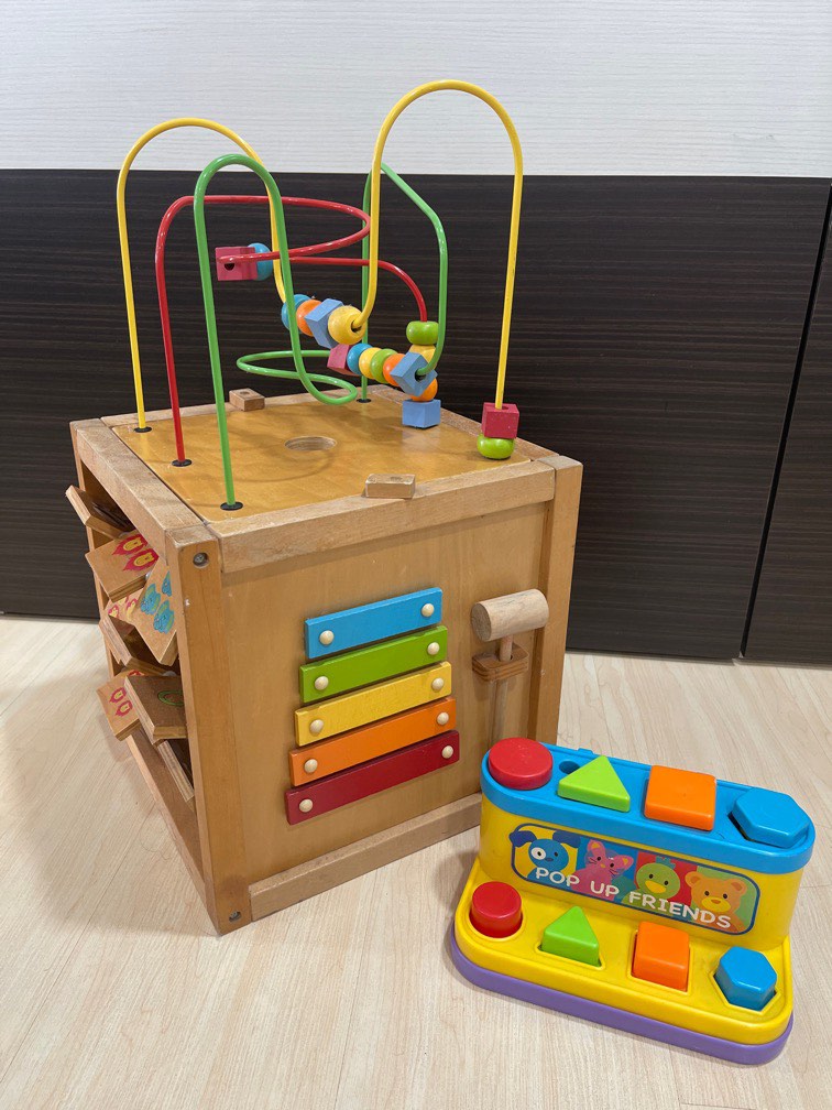 ElC activity box with pop up friends, Hobbies & Toys, Toys & Games on ...